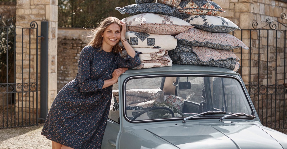 Limited-Edition Collection Made With Liberty Fabric At Garnet Hill